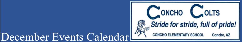 Event Calendar – Concho School